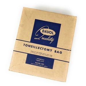 Davol | Accents | Vintage Davol Tonsillectomy Bag Box | Poshmark
